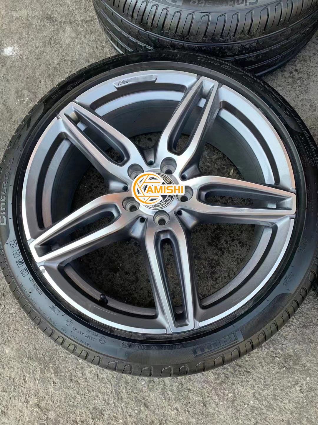 Aluminium Alloy 66.6 Hole Multi Spoke 19 Inch Mercedes Benz Rims ...