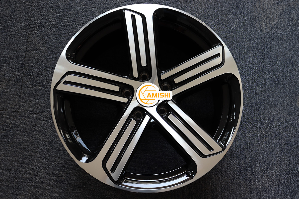 7.5J 5 Spoke Alloy Wheels 19 Inch Rims For Volkswagen GOLF VII 7 R