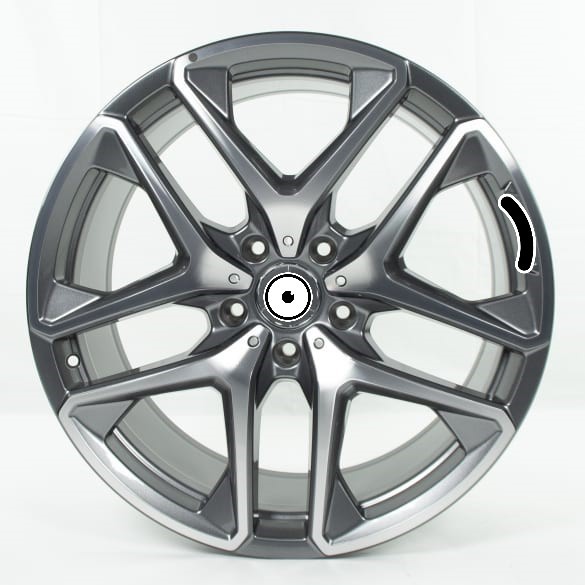 Amg G-Class 63 W463a 5 Double Spoke 21 Inch Alloy Wheel Genuine ...